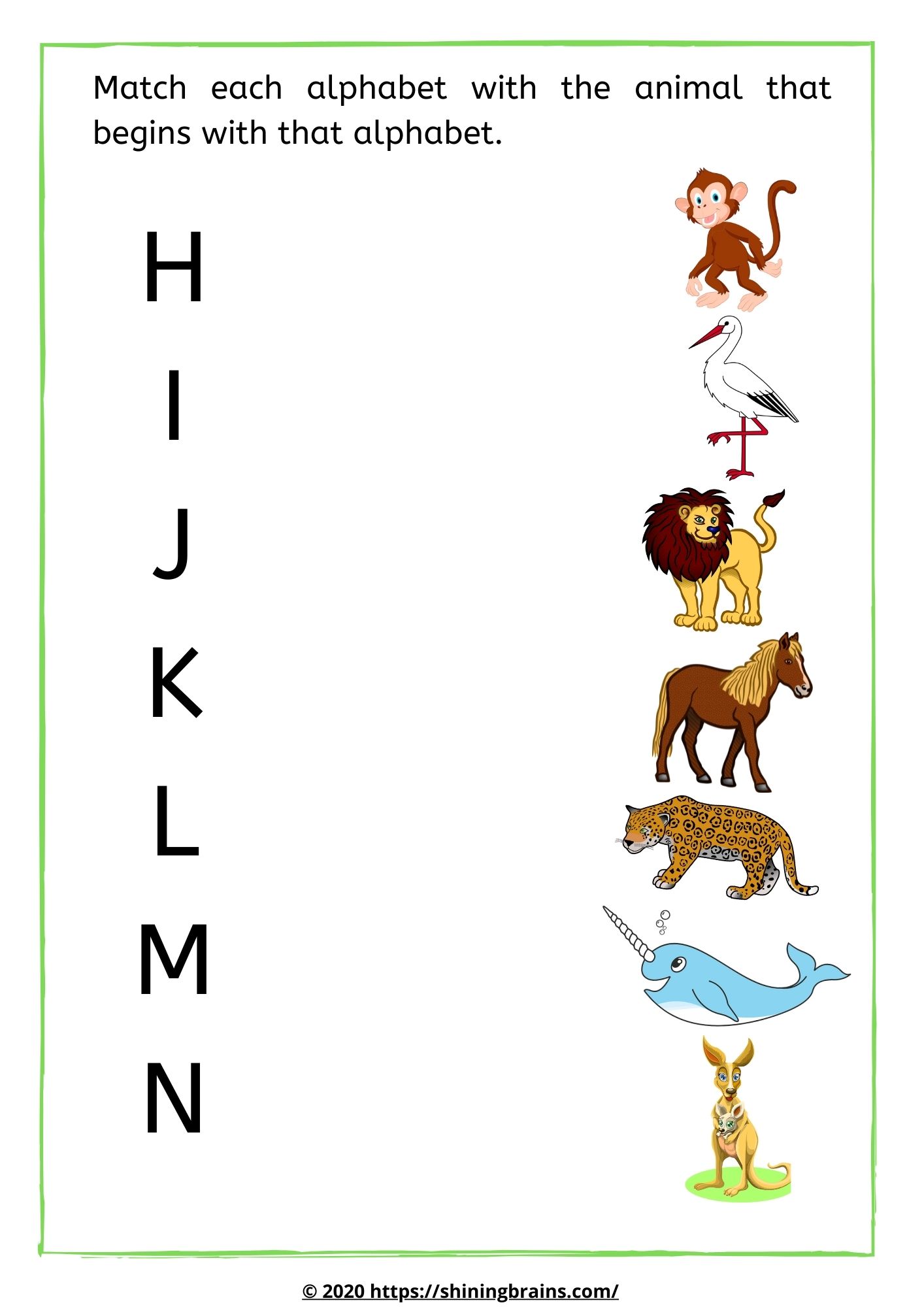 Alphabet Worksheets For Kids Free ABC Kindergarten Worksheets