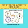 Make a Clock Activity | Free printable Template - Shining Brains