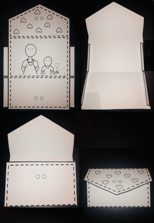 Mother's Day Crafts for kids - Free printable card template