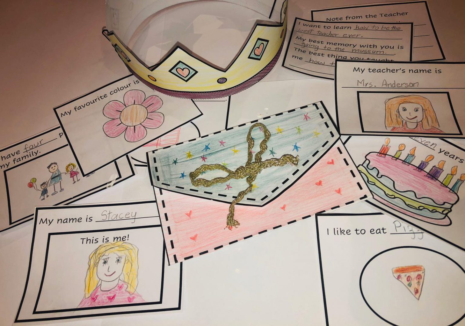 Back to School Art and Writing Activity - Getting to know your students ...