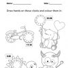 Time Worksheets - Telling Time Worksheets - Easter Themed ...