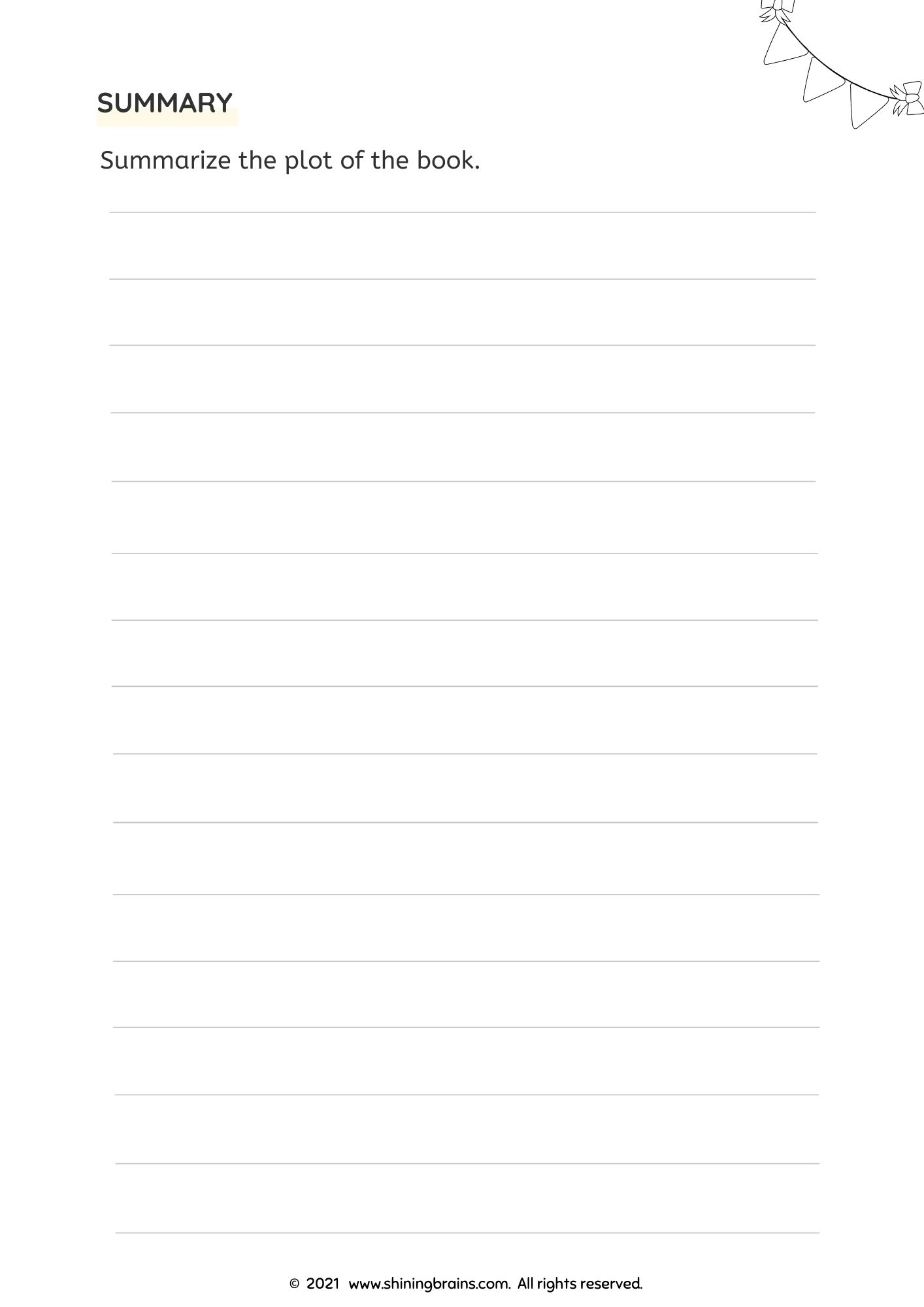 Extensive Book review writing template bundle - Shining Brains